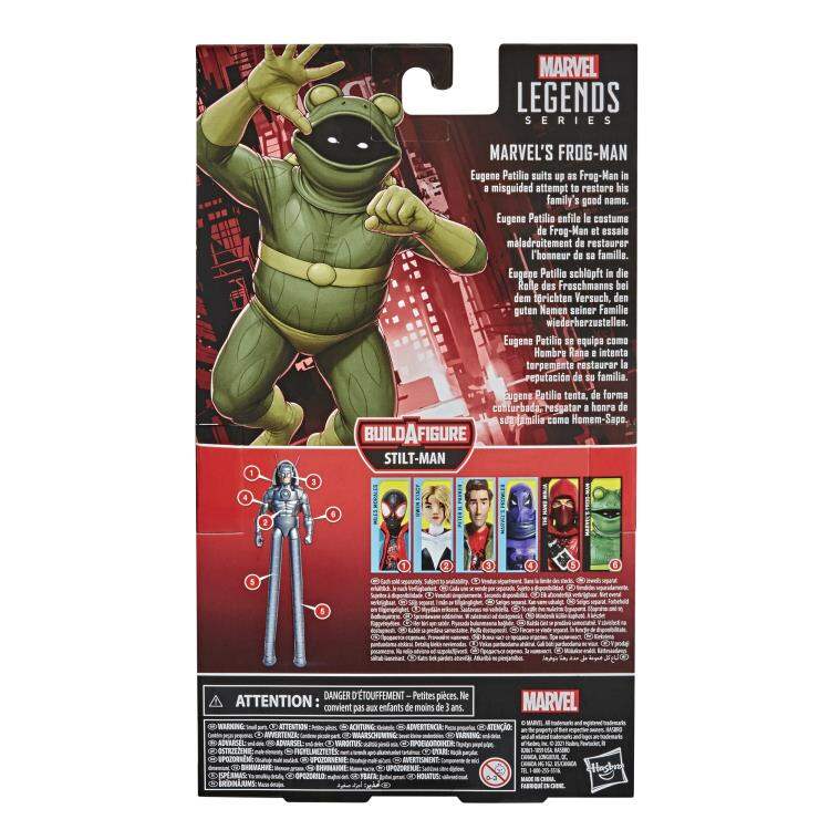 Marvel Legends Frog-Man (NEW, MISB) Stilt-Man Wave Spider-Man Hasbro ...