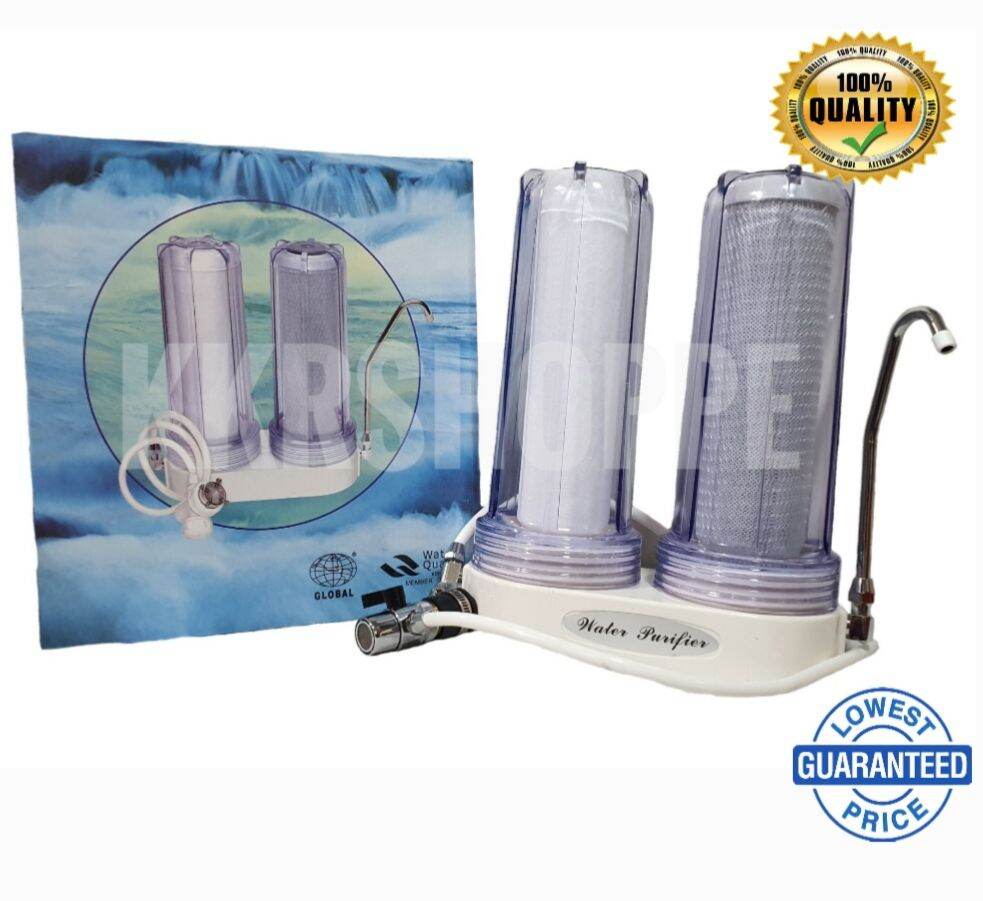 WATER PURIFIER 2 STAGE COMPLETE ORIGINAL GLOBAL BRAND | Lazada PH