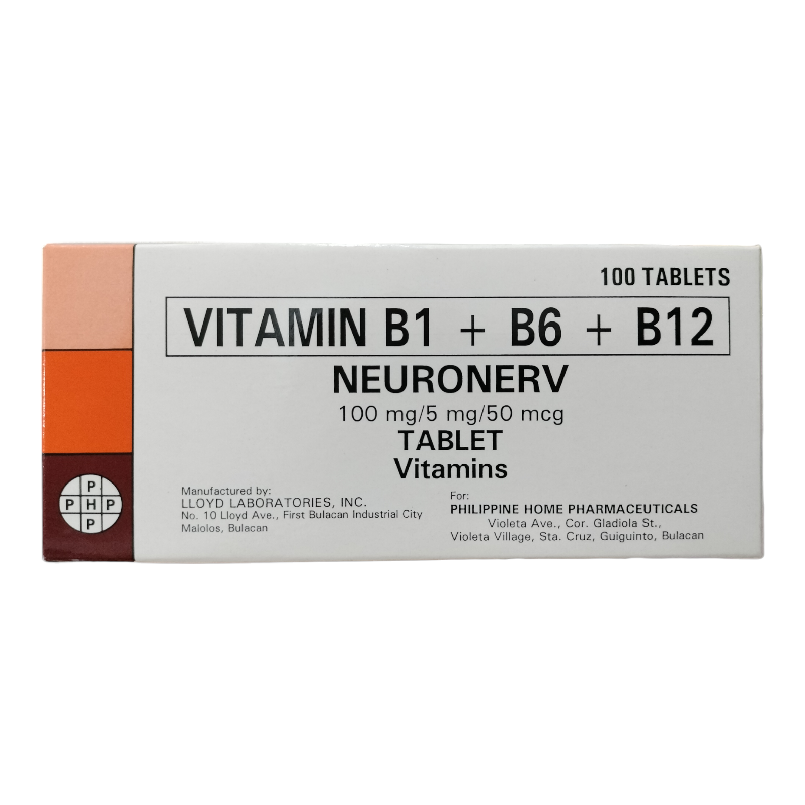 NEURONERV - Vitamin B complex Tablet 100's | Lazada PH