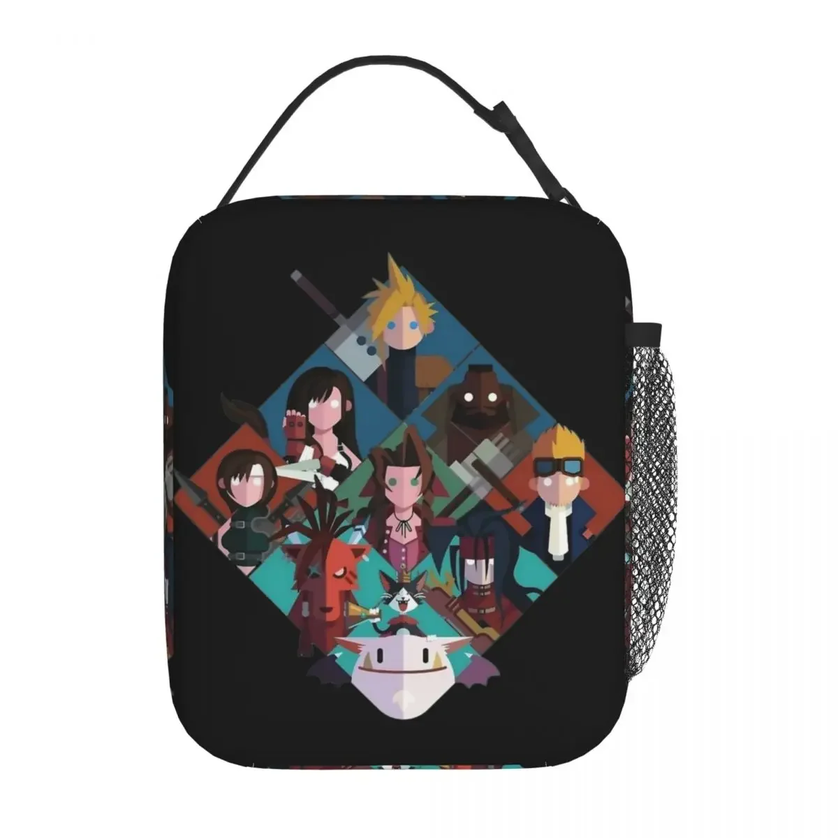 Final Fantasy VII Character Cartoon Insulated Lunch Bag Funny Games ...