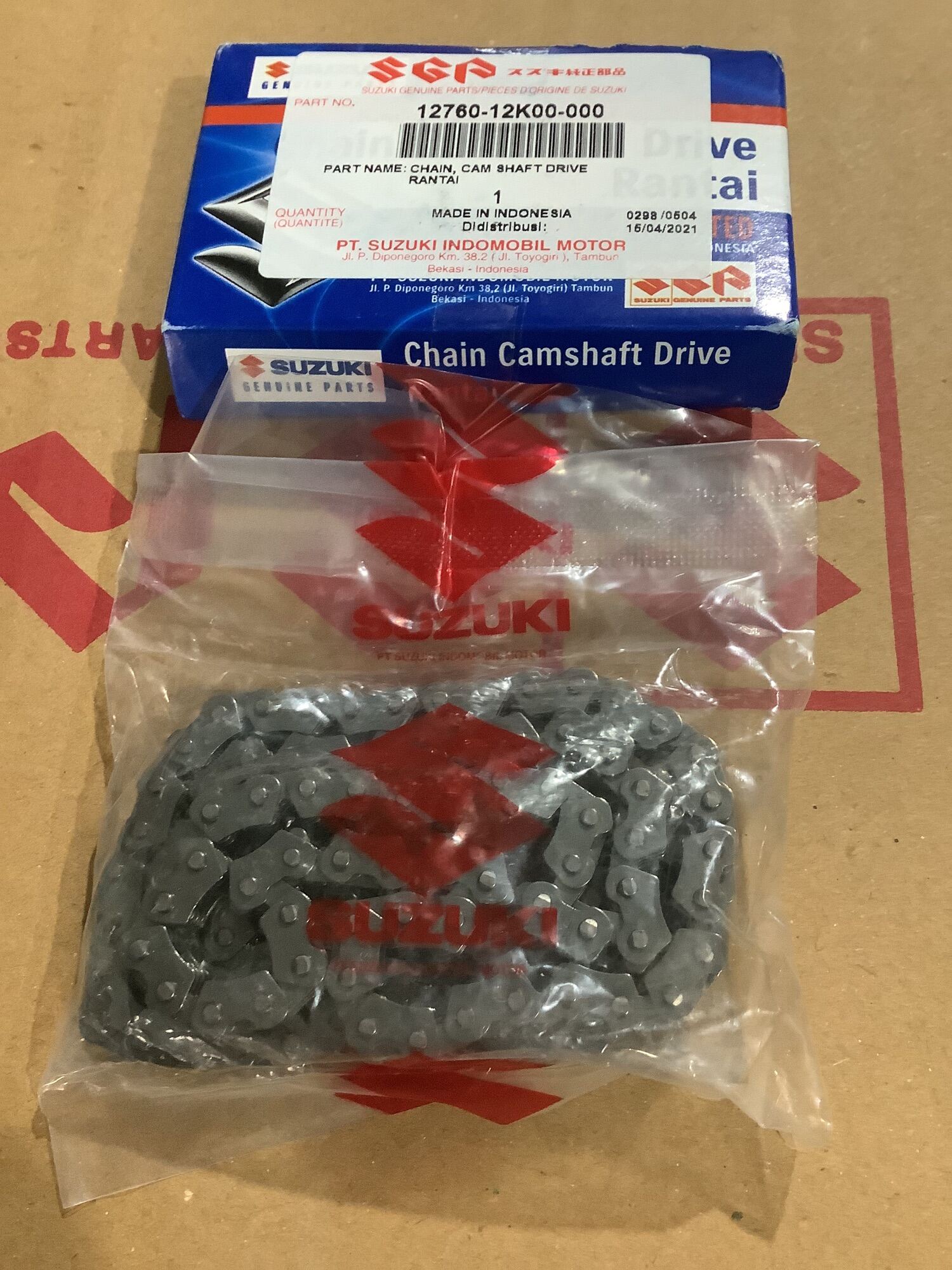 RAIDER 150 Fi/ GSX-S150 / GSX- R150 TIMING CHAIN ORIGINAL 12760-12K00 ...