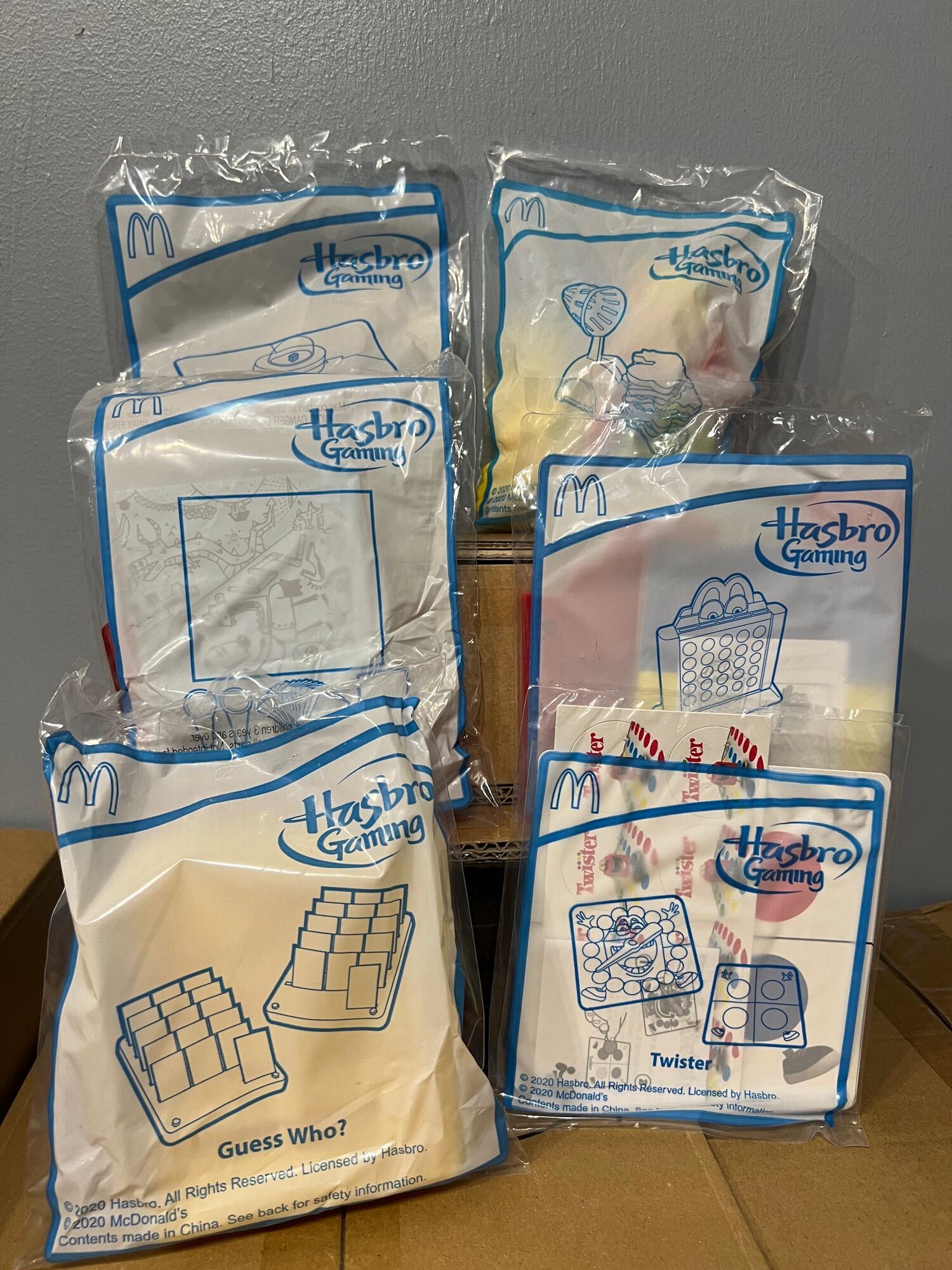 Hasbro Gaming Mcdonalds Toys (Hasbro Gaming Happy Meal Toys) 6 in a set ...