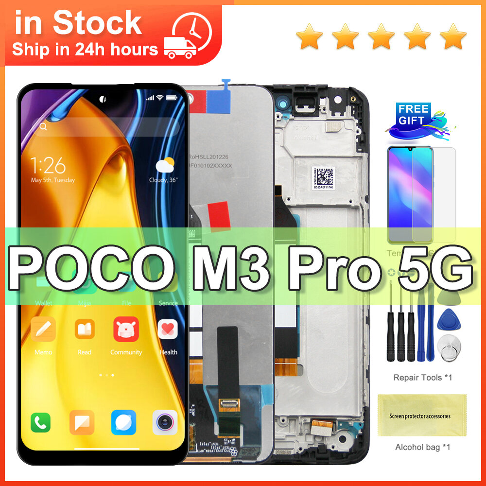 For Xiaomi Poco M3 Pro 5G LCD Display Touch Screen Assembly Replacement ...