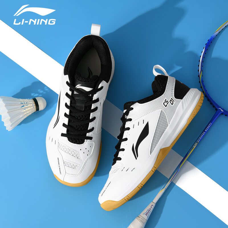 China Li Ning Official Website Genuine Goods Badminton Shoes Men's and Women's Breathable Non ...
