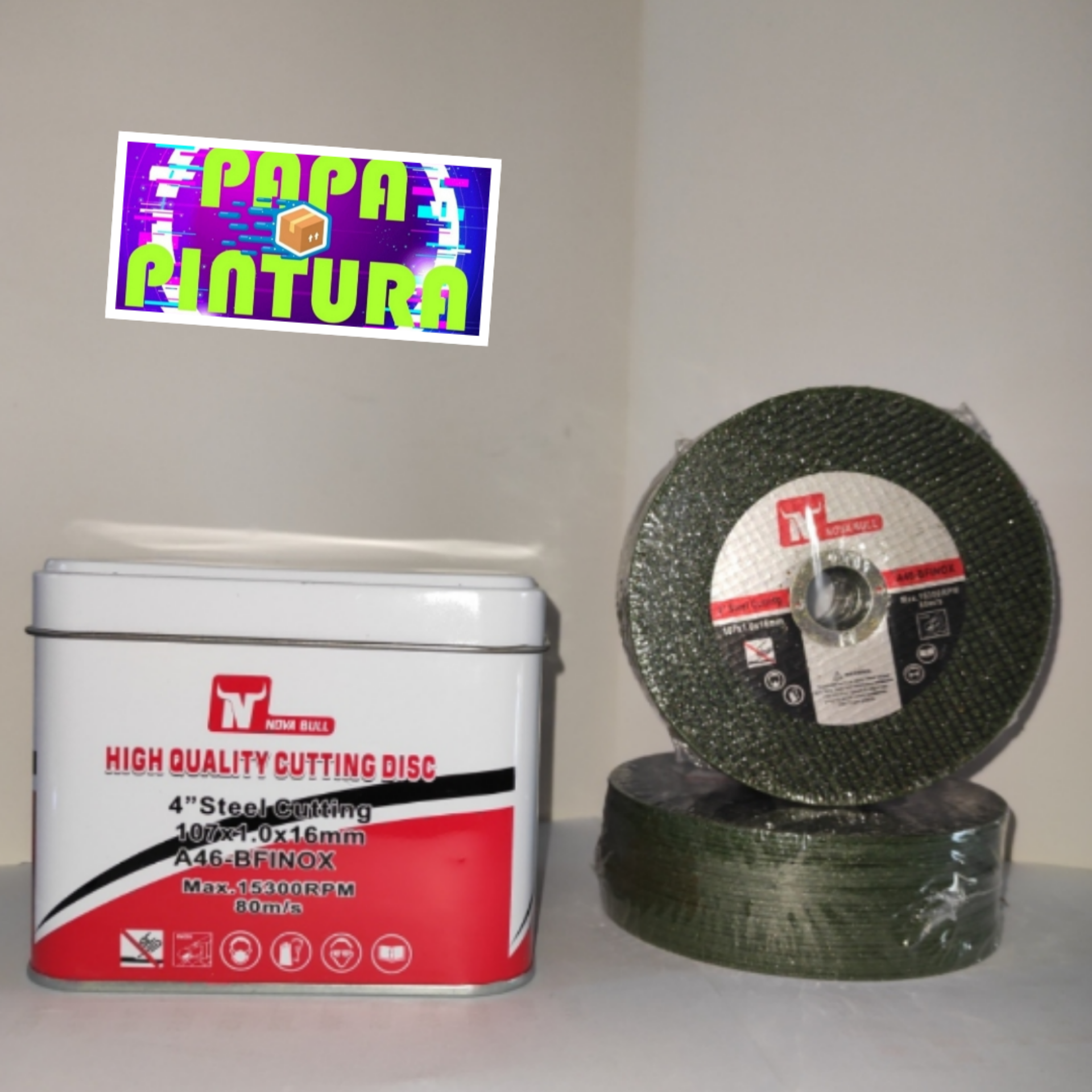 NOVA BULL HIGH QUALITY CUTTING DISC 25PC 107X1.0X16MM | Lazada