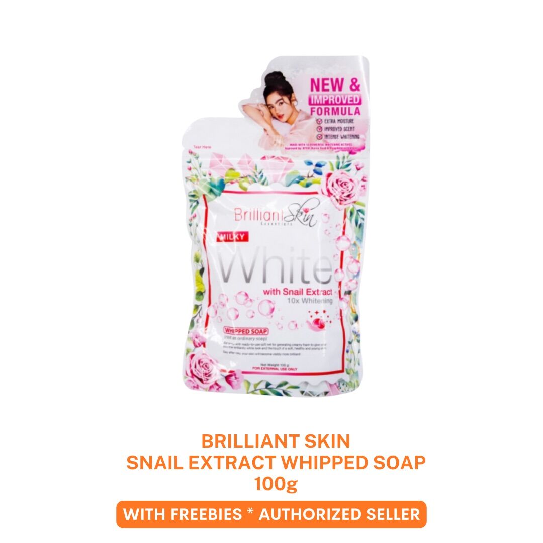 Brilliant Skin Whipped Soap Milky White New and Improved Formula 100g ...