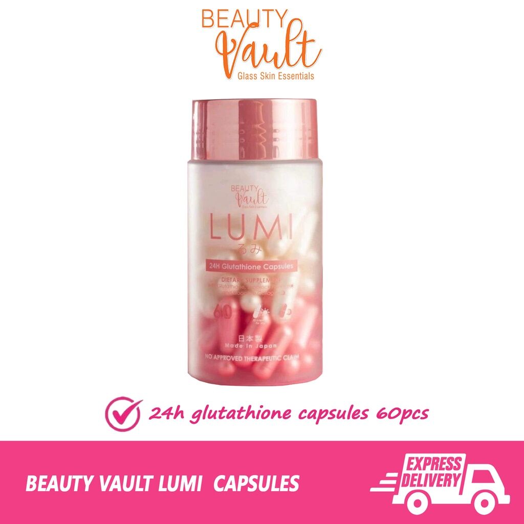 LUMI 24H Glutathione Capsules by Beauty Vault | Lazada PH