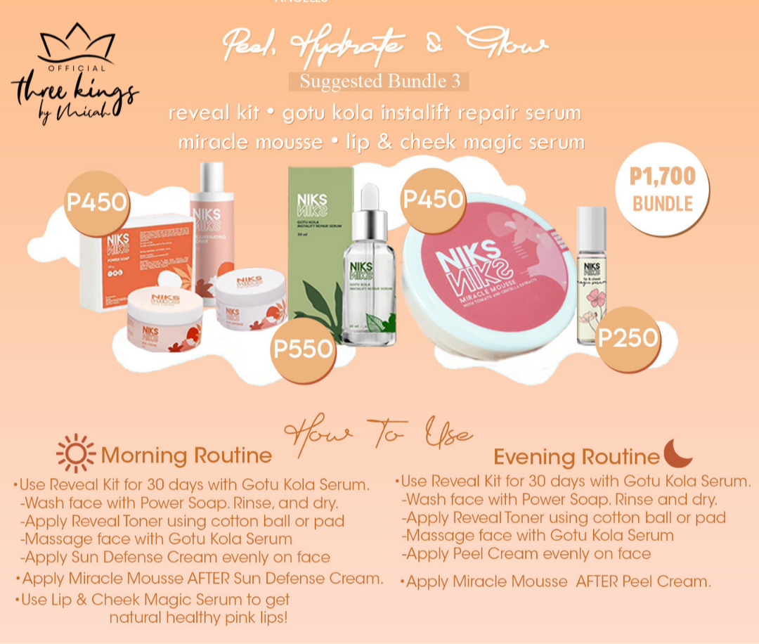 Niks Skin Three Kings Bundle 3 | Lazada PH