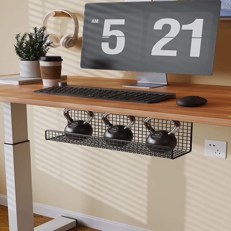 under Desk Cable Organizer Power Cable Slot Hidden Box Socket Fixer ...