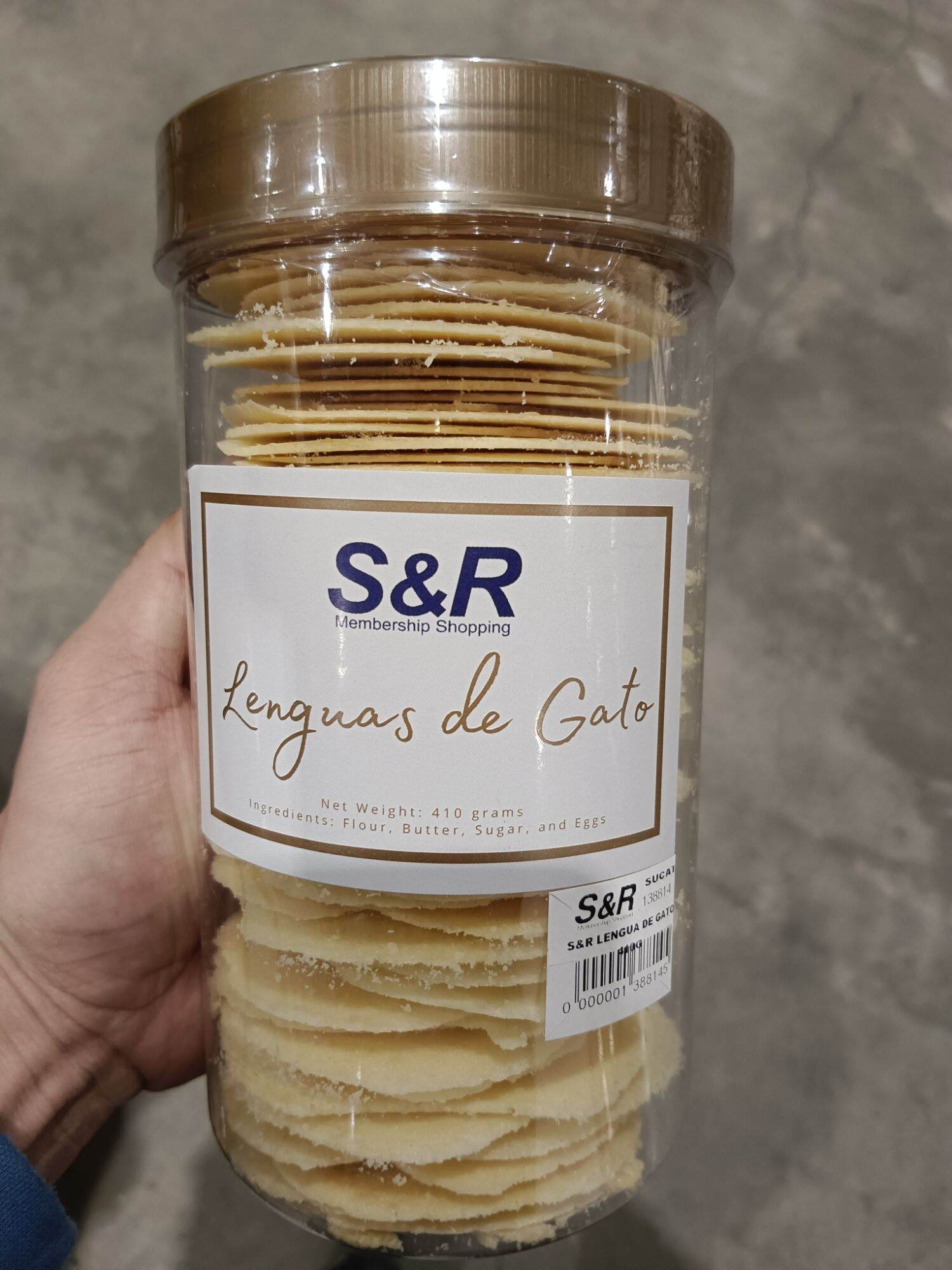 S&R LENGUA DE GATO 410G. | Lazada PH