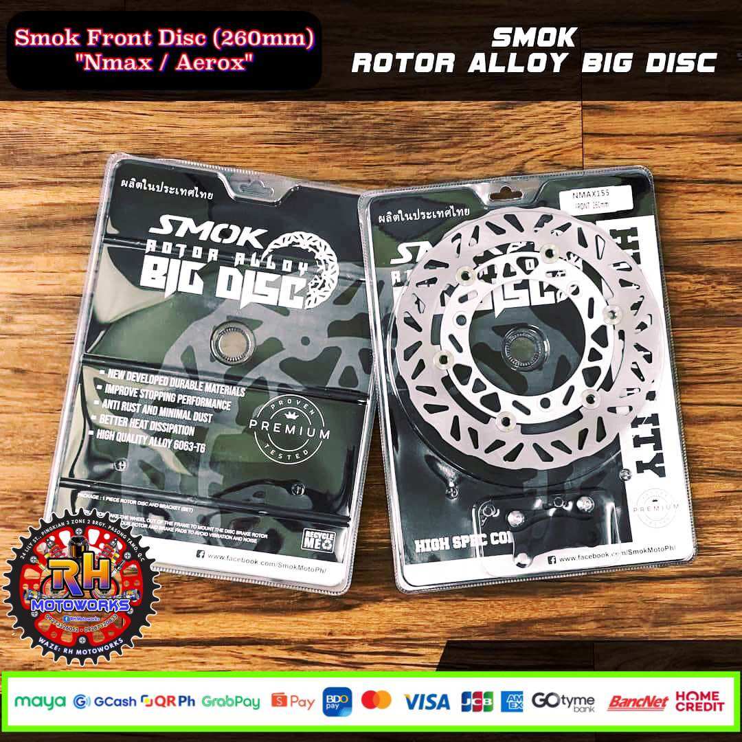 NMAX / AEROX SMOK Big Front Disc 260mm with Bracket | Lazada PH