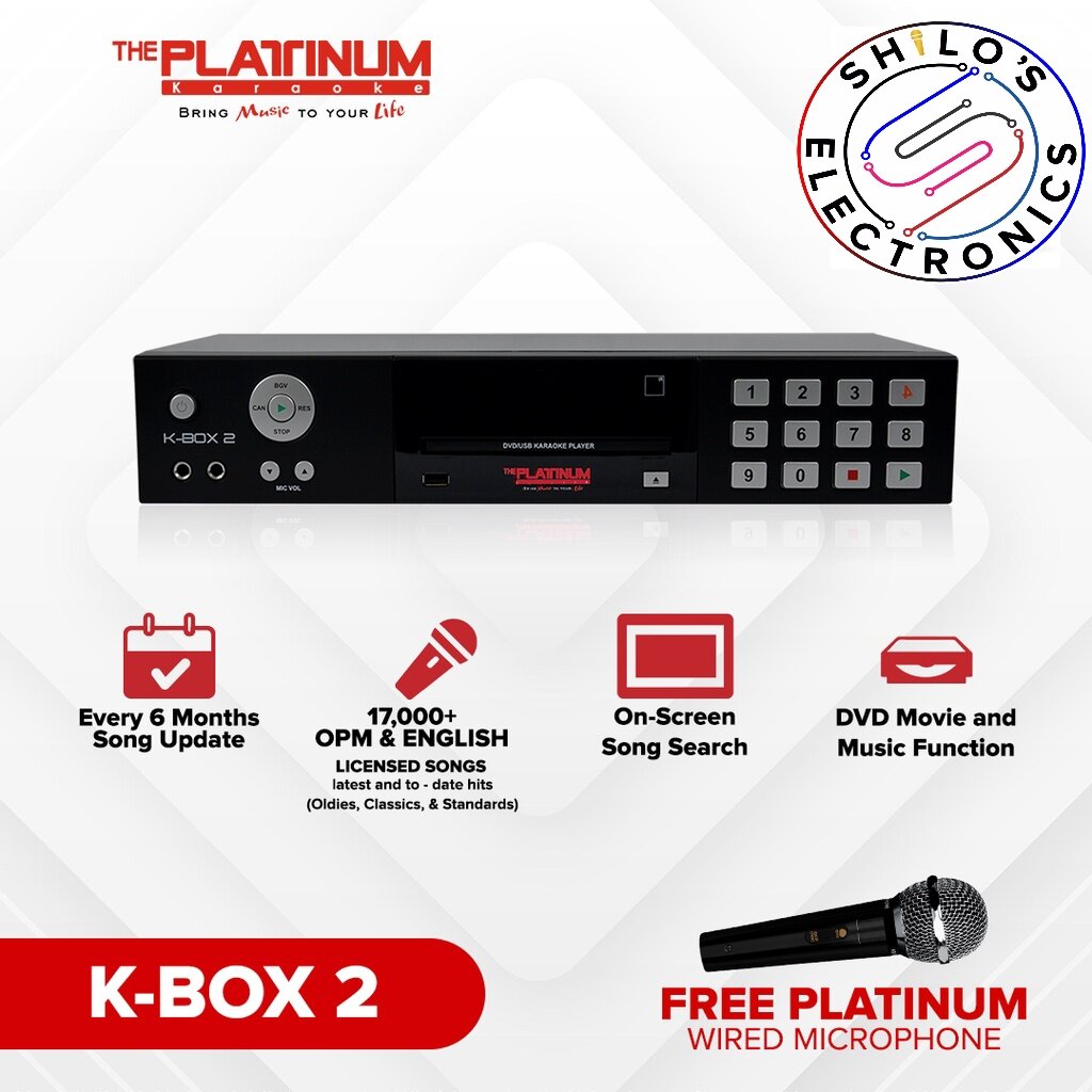 Platinum KS-40 KBOX2 DVD Karaoke Player | Lazada PH