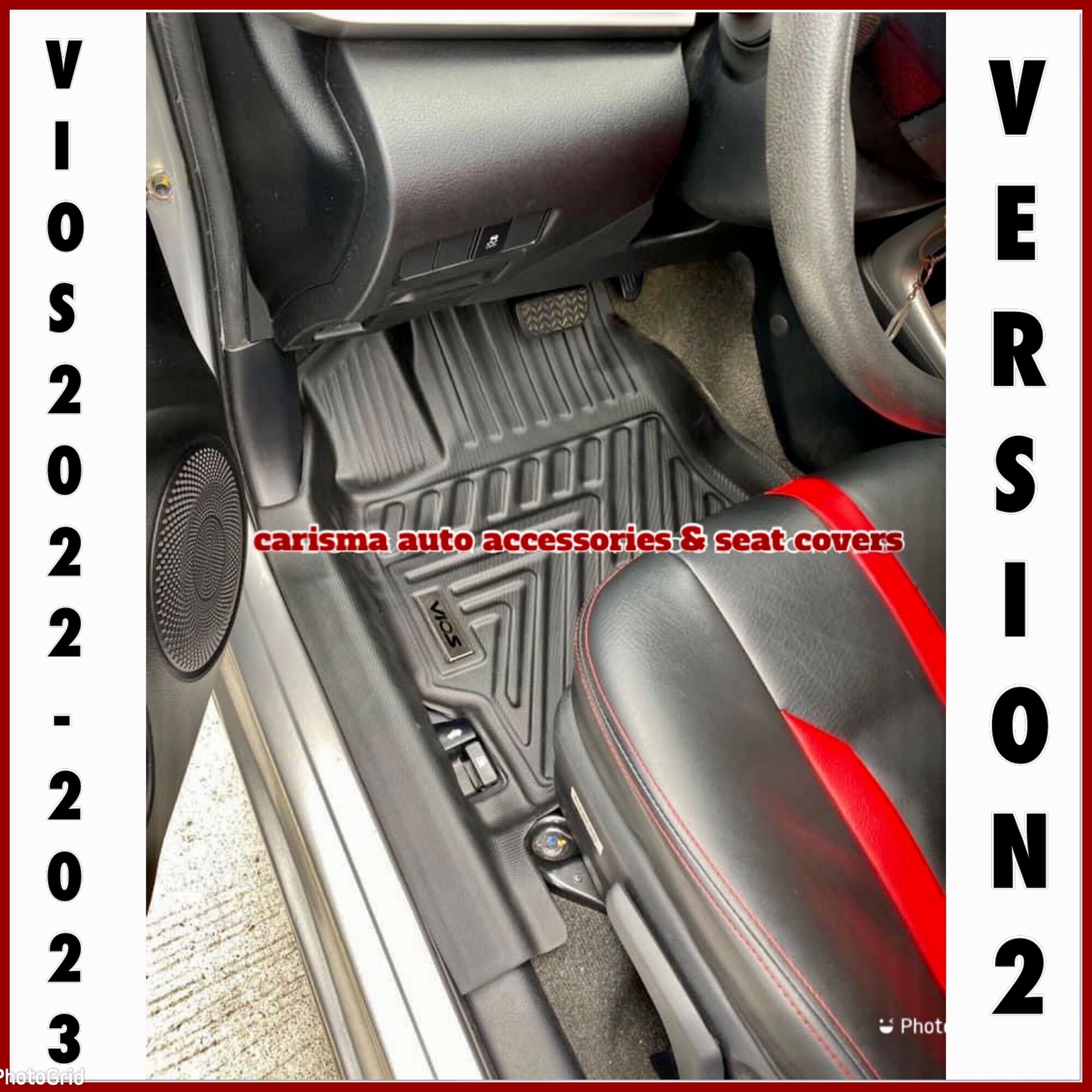 Toyota VIOS 2022 VERSION 2 DEEP DISH MATTING (vios accessories) | Lazada PH