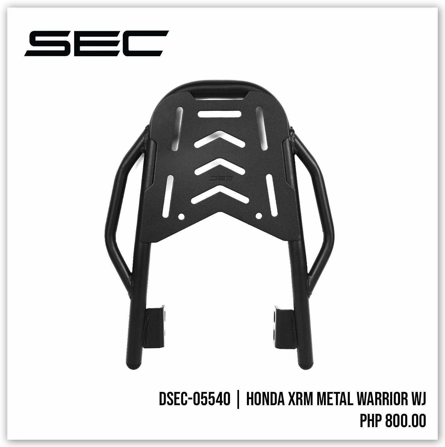 sec honda xrm / rs 125 metal warrior top box bracket | Lazada PH