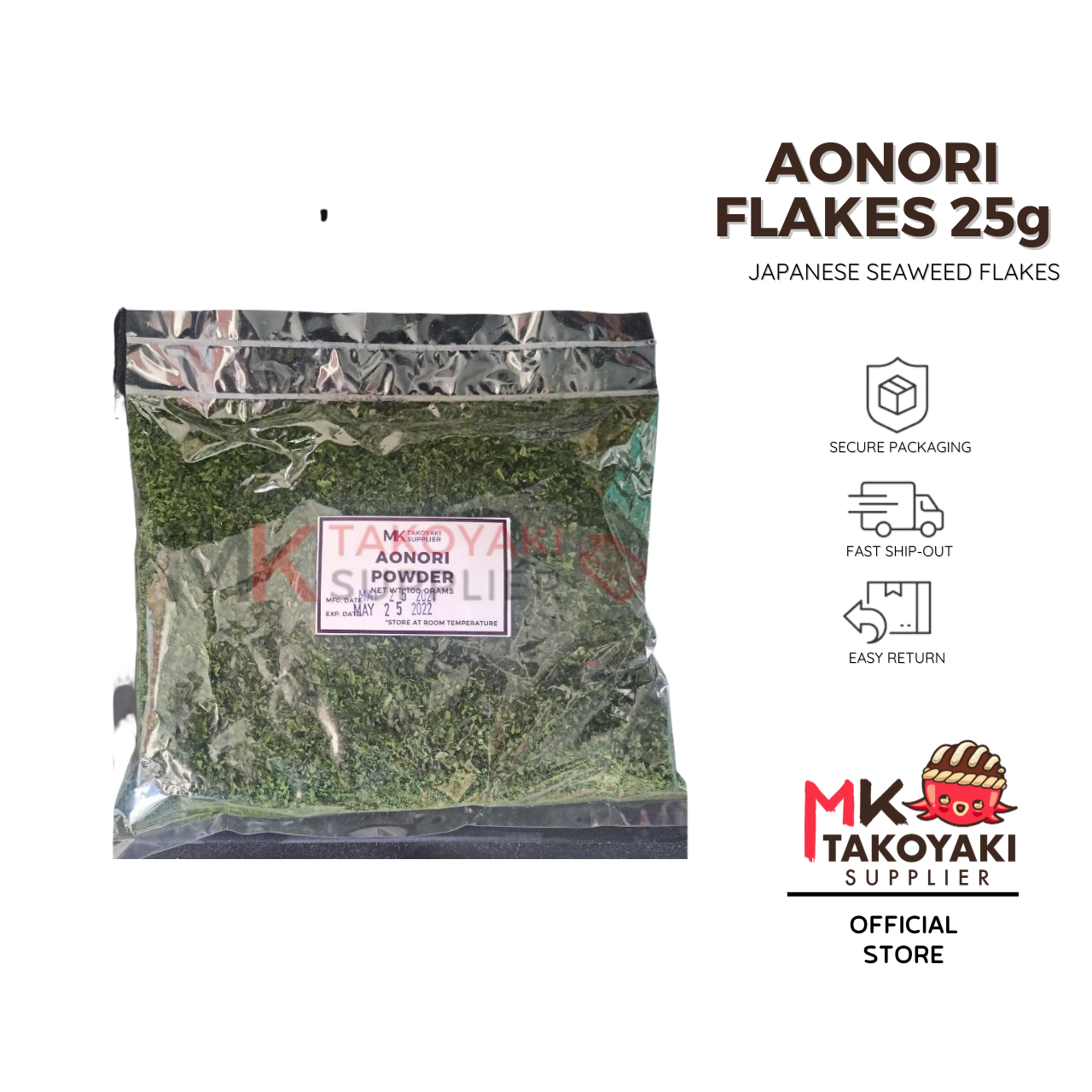 Aonori Flakes (Japanese Seaweed) - 50g/25g | Lazada PH