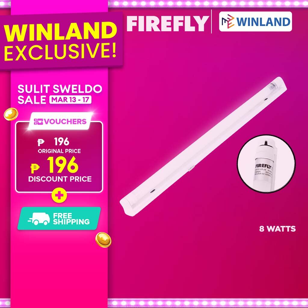 Firefly by Winland T8 Tube & Box Type Set-Single-Ended (8W / 220-240V ...