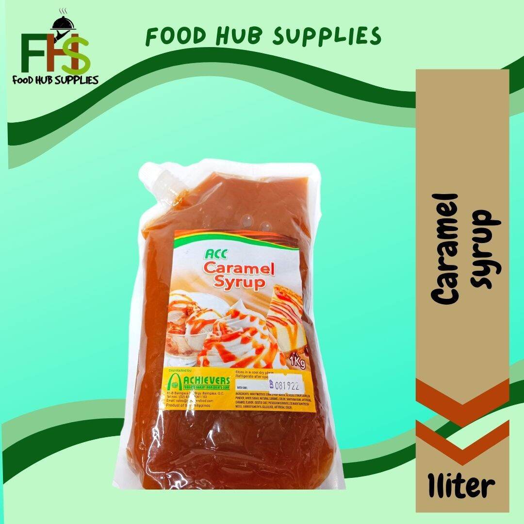 ACC Syrup 1L - chocolate/blueberry/strawberry/caramel/ube/mango | Lazada PH