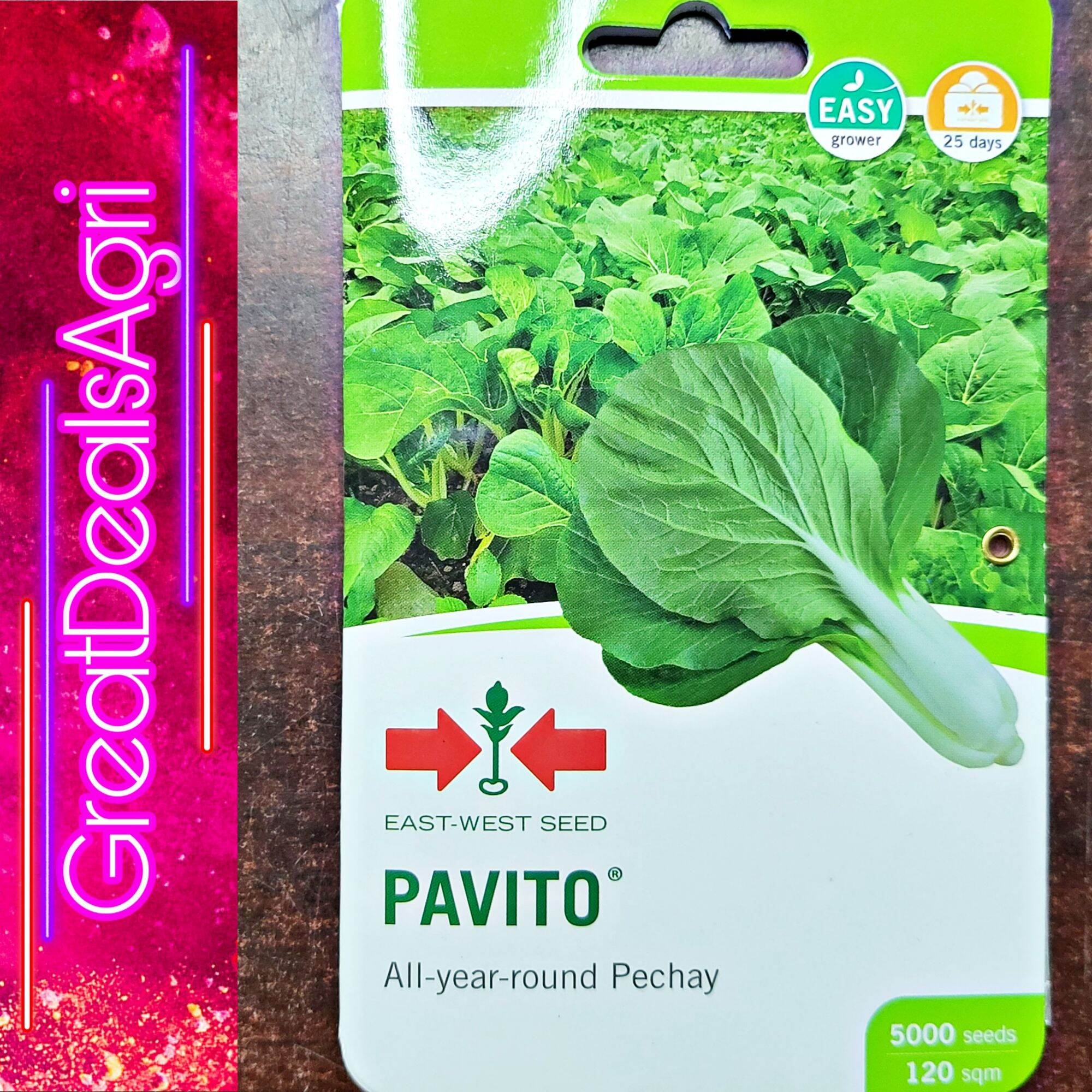 PAVITO OPV PETCHAY SEEDS (5000 SEEDS) EAST WEST SEEDS | Lazada PH