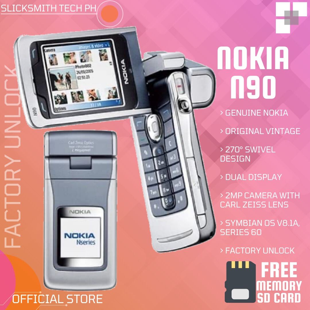 Original Nokia N90 Factory Unlock | Rare Vintage Phone | Lazada PH