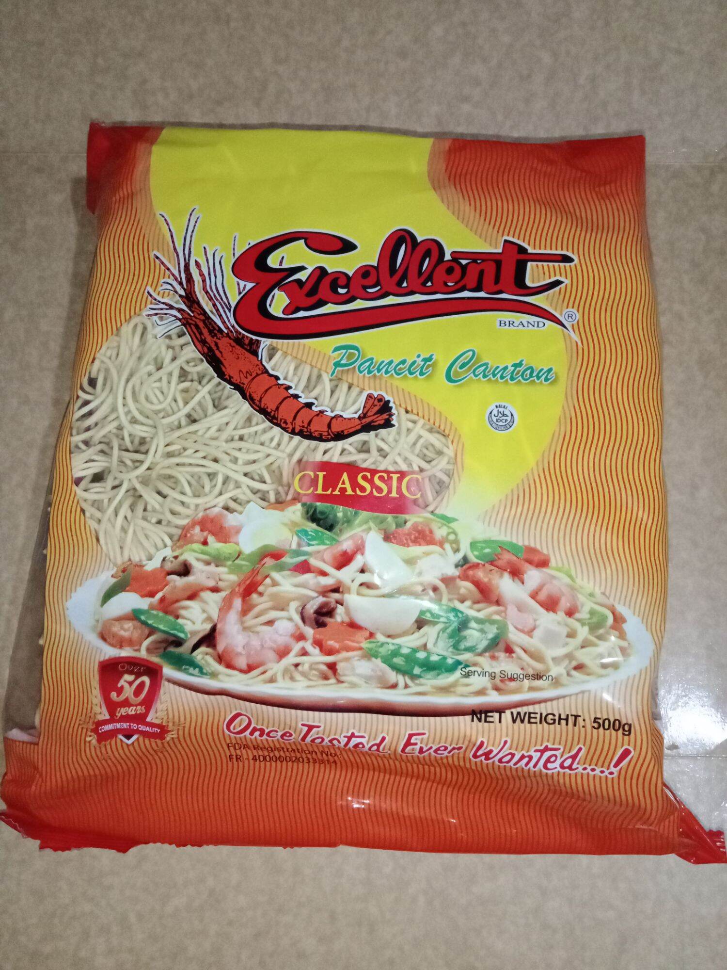 Excellent Pancit Canton Classic (500g.) | Lazada PH