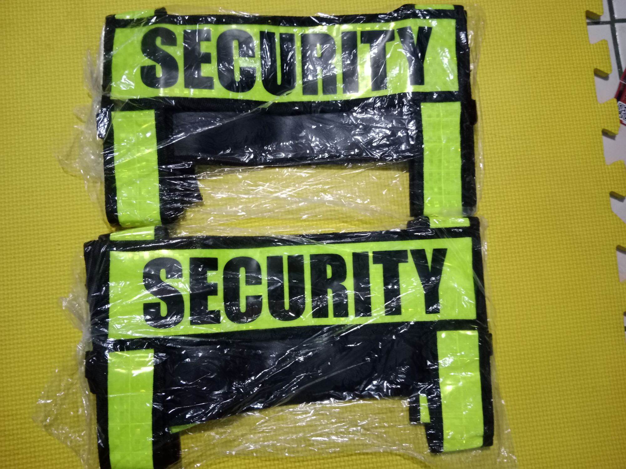 SECURITY GUARD VEST (yellow green) | Lazada PH