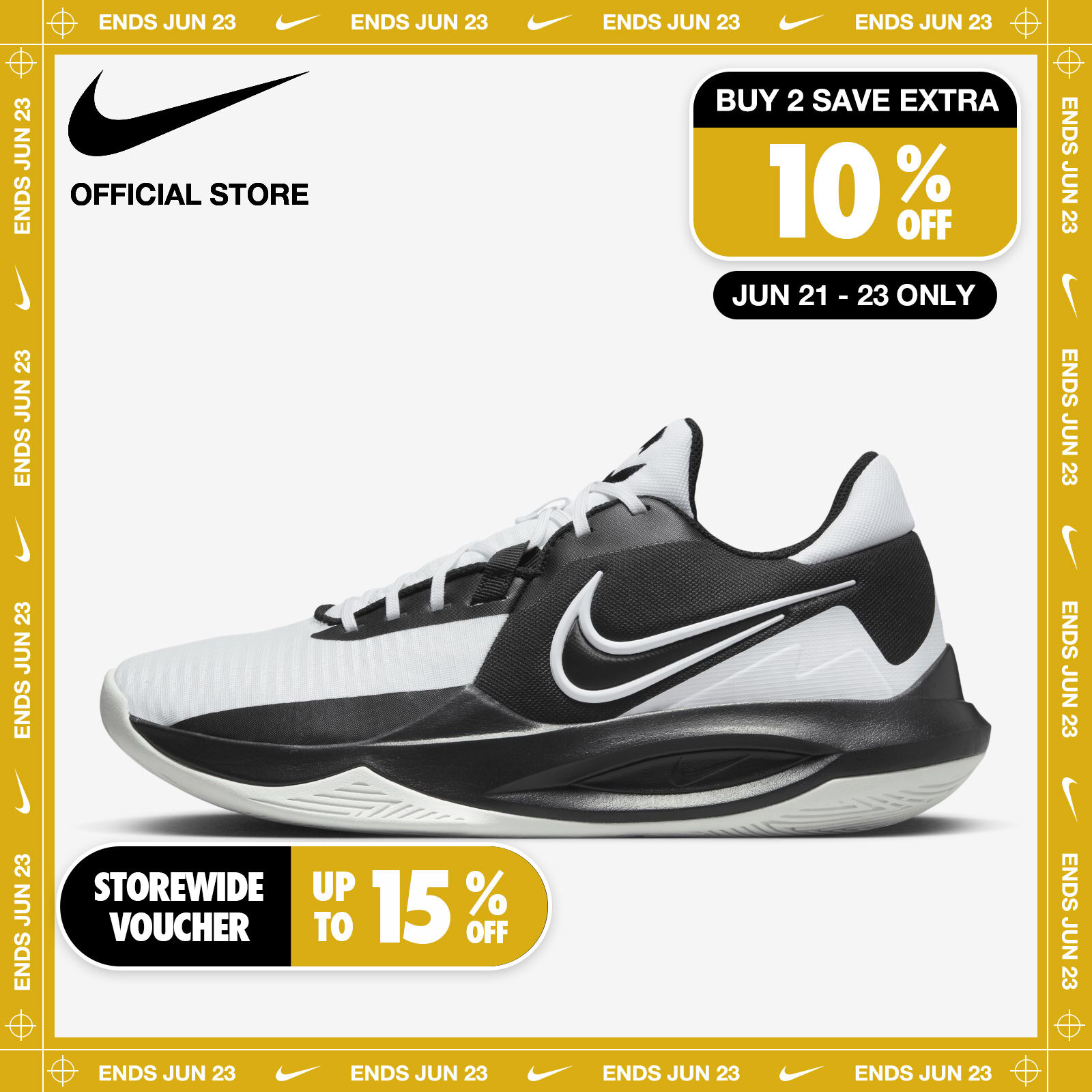 Nike Men's Precision 6 Basketball Shoes - Black | Lazada PH