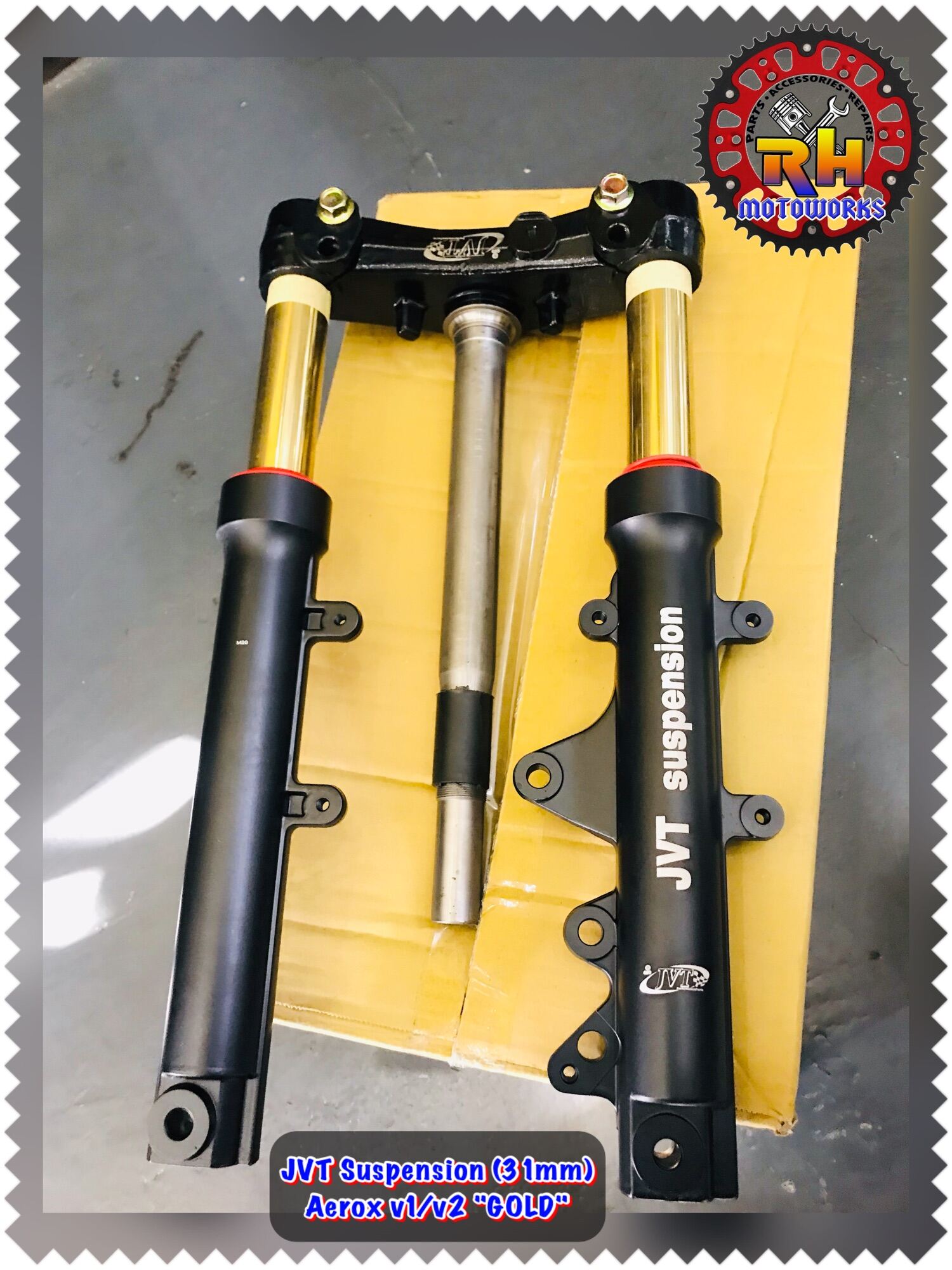 JVT Suspension for Aerox v1/v2 (31mm) with Preload Adjuster | Lazada PH