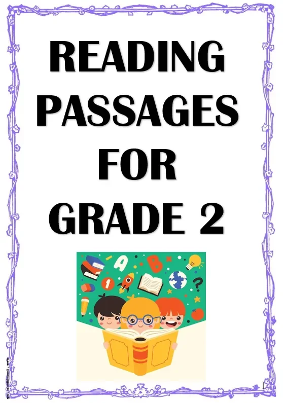 Reading Passages for Grade 2 (33 pages) free bookbind | Lazada PH