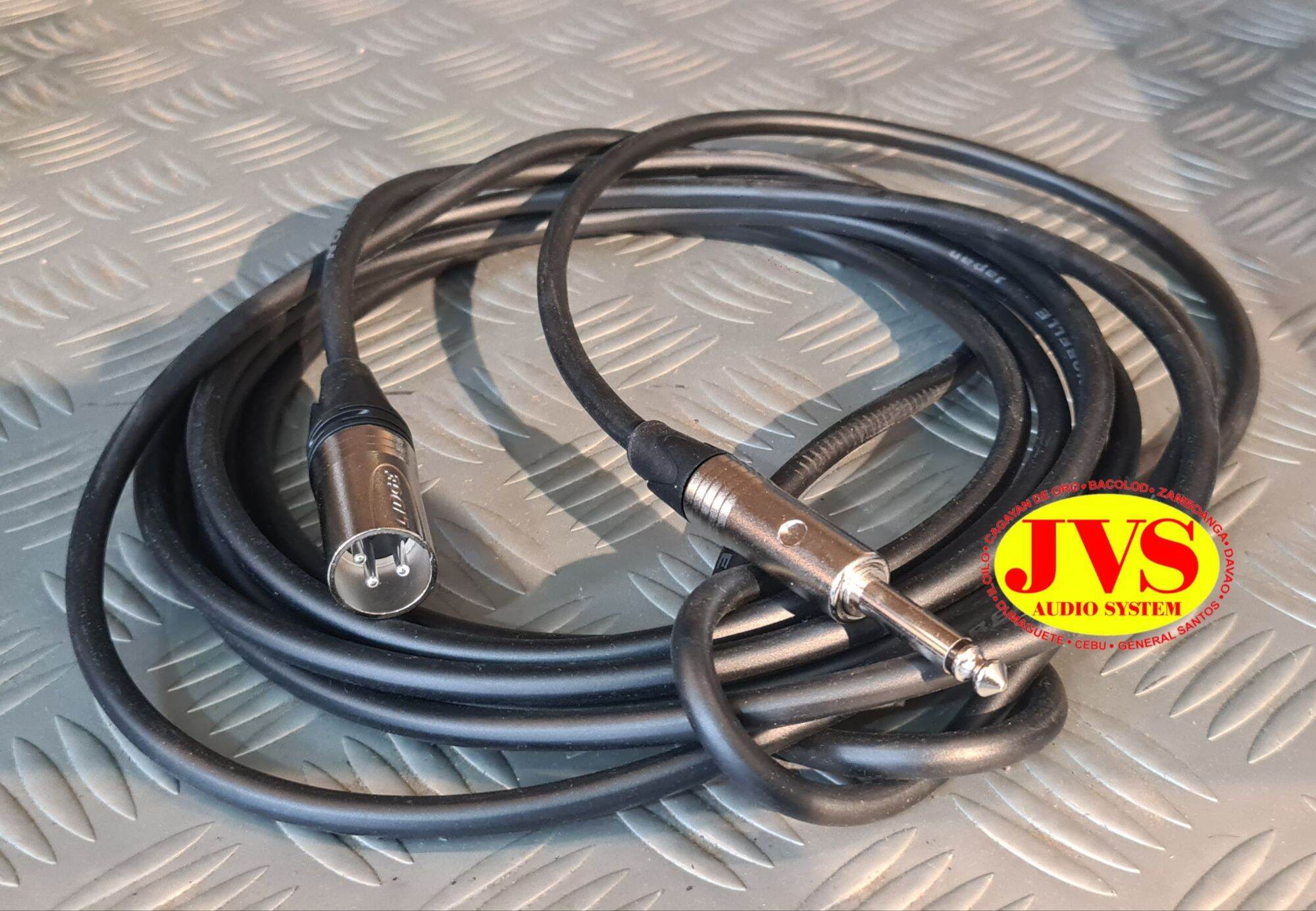 XLR Male to PL 1/4 Mono and Stereo Connector Cable Wire 10 meters up ...