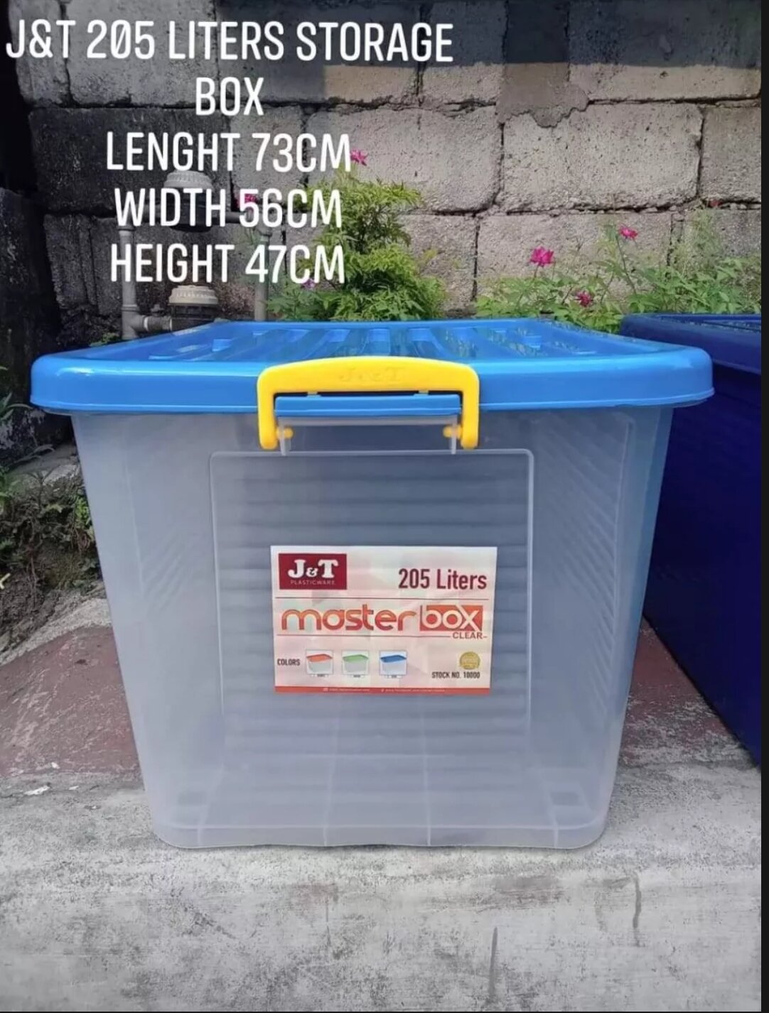 BUY 1 TAKE 1 BIG 205 LITERS CONTAINER/STORAGE BOX | Lazada PH