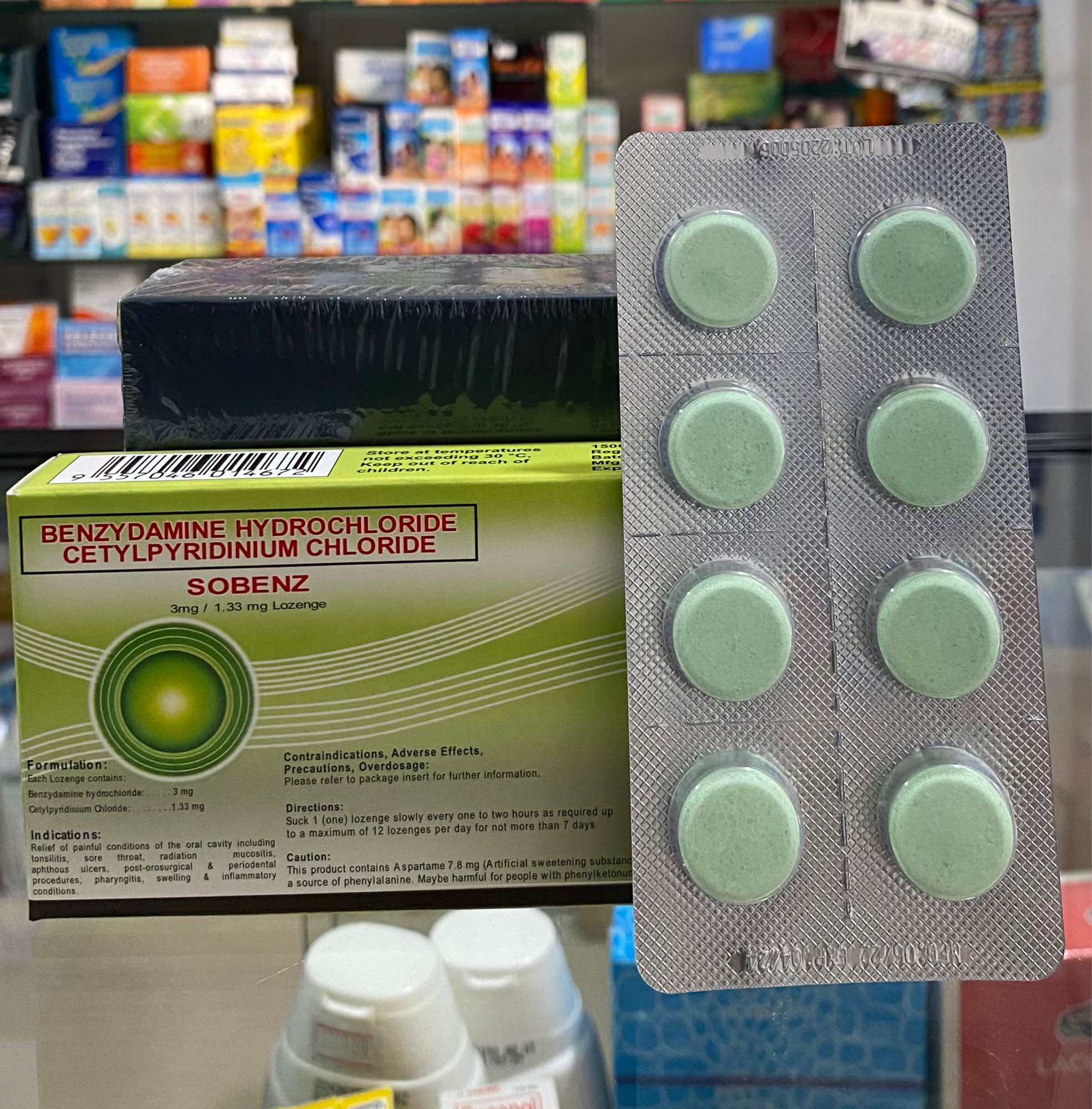 SOBENZ Lozenges 3mg/1.33 mg| 16 Lozenges | Lazada PH