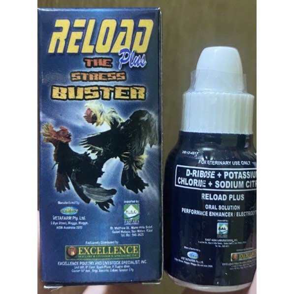 RELOAD PLUS for gamefowl (5ml) | Lazada PH