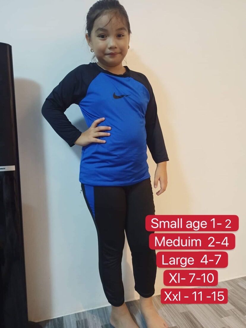 Rush guard terno pants for kids unisex fit (1 -15 years old) | Lazada PH