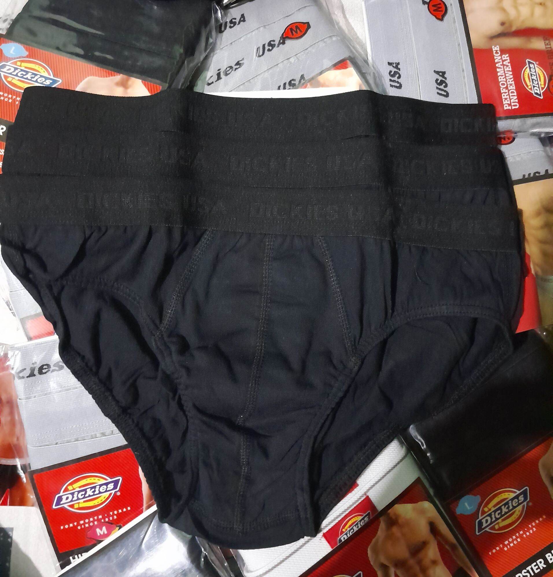 Original Dickies Men's Brief 100% cotton 3 in 1 pack | Lazada PH