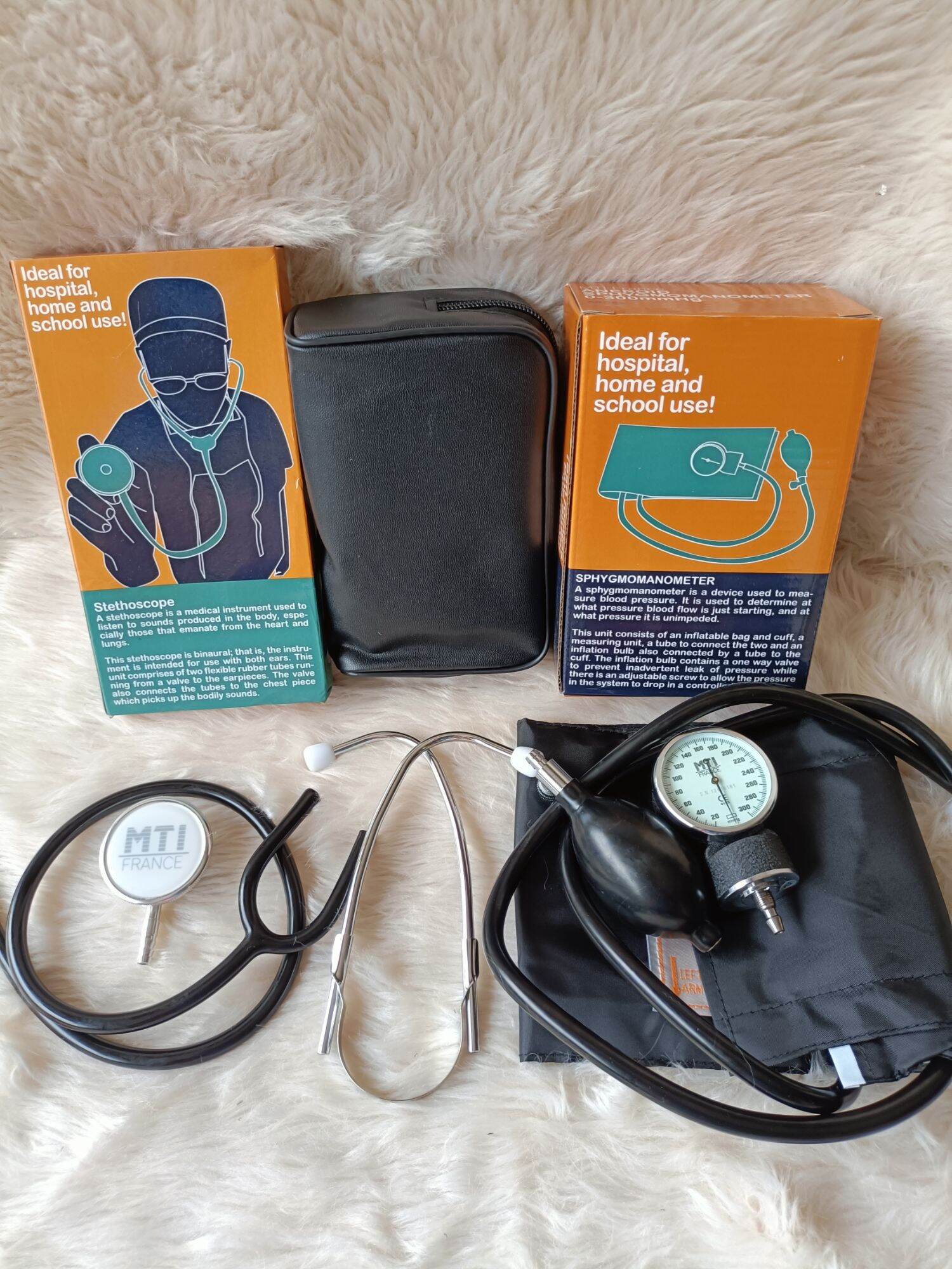 MTI-France Aneroid Sphygmomanometer With Stethoscope | Lazada PH