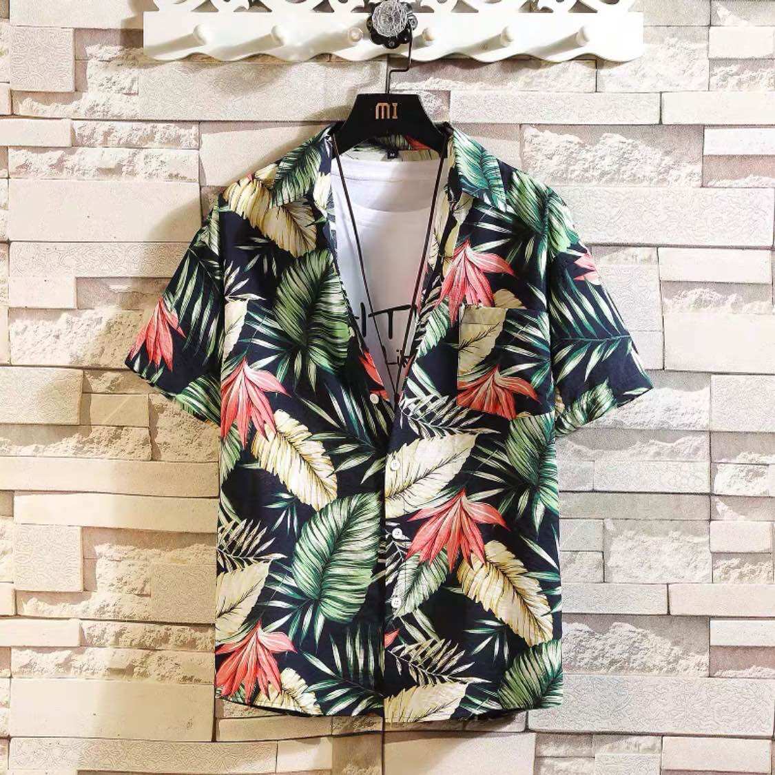 Summer Hawaiian Floral short sleeve polo For Men | Lazada PH