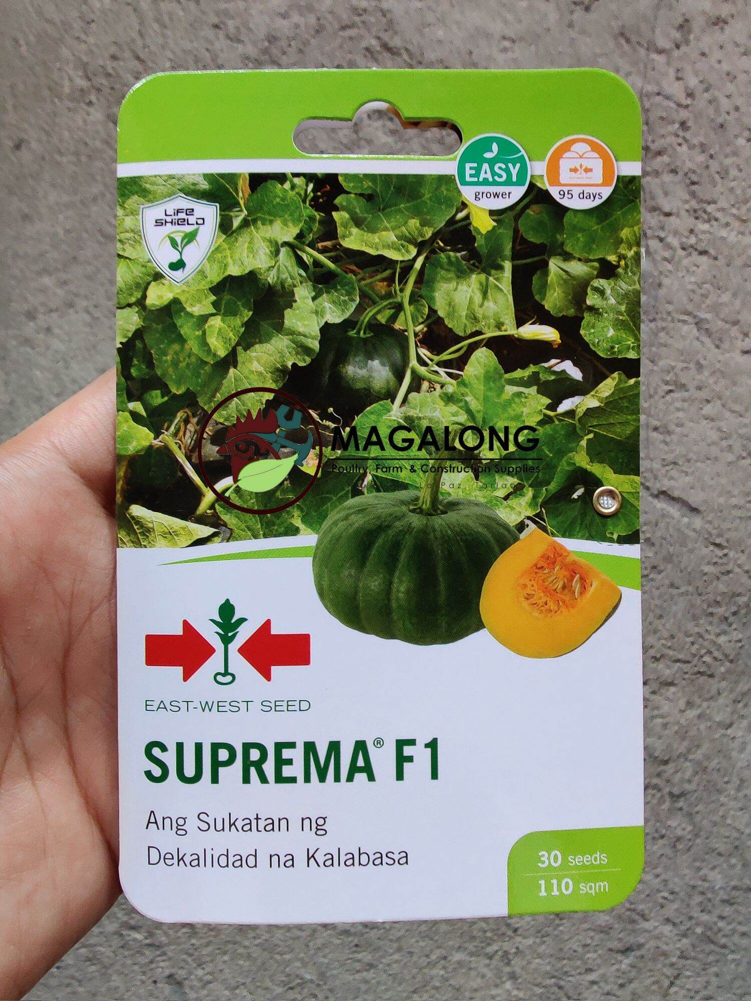 EAST-WEST SEEDS - KALABASA SEEDS - SUPREMA F1 HYBRID 30 Seeds | Lazada PH