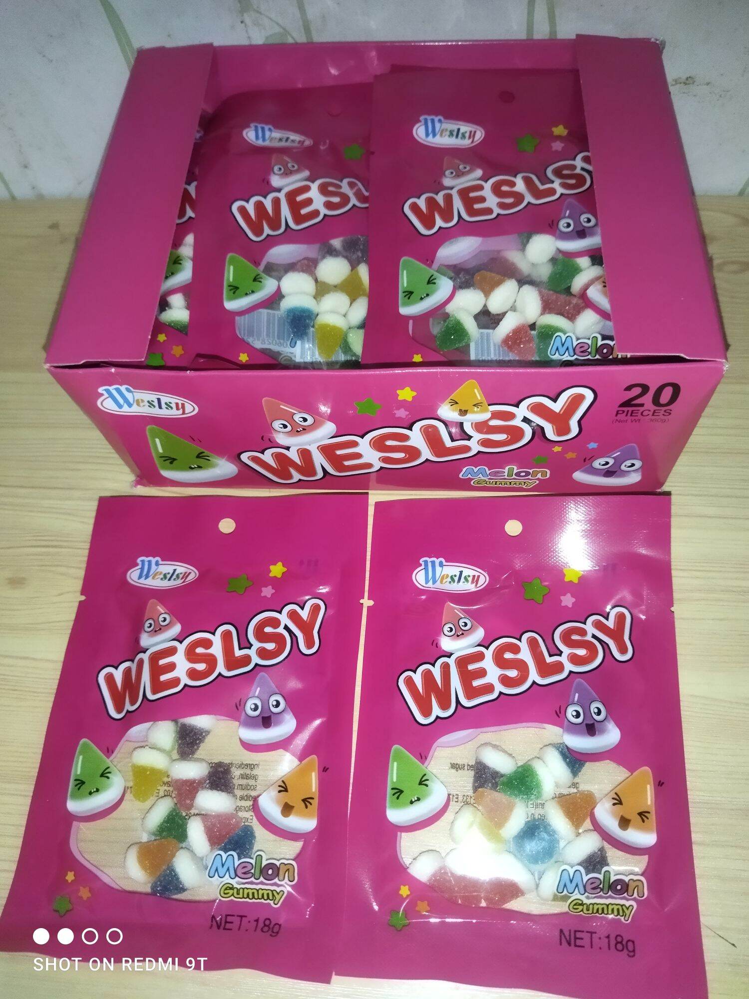 weslsy melon gummy 20pcs in a box | Lazada PH
