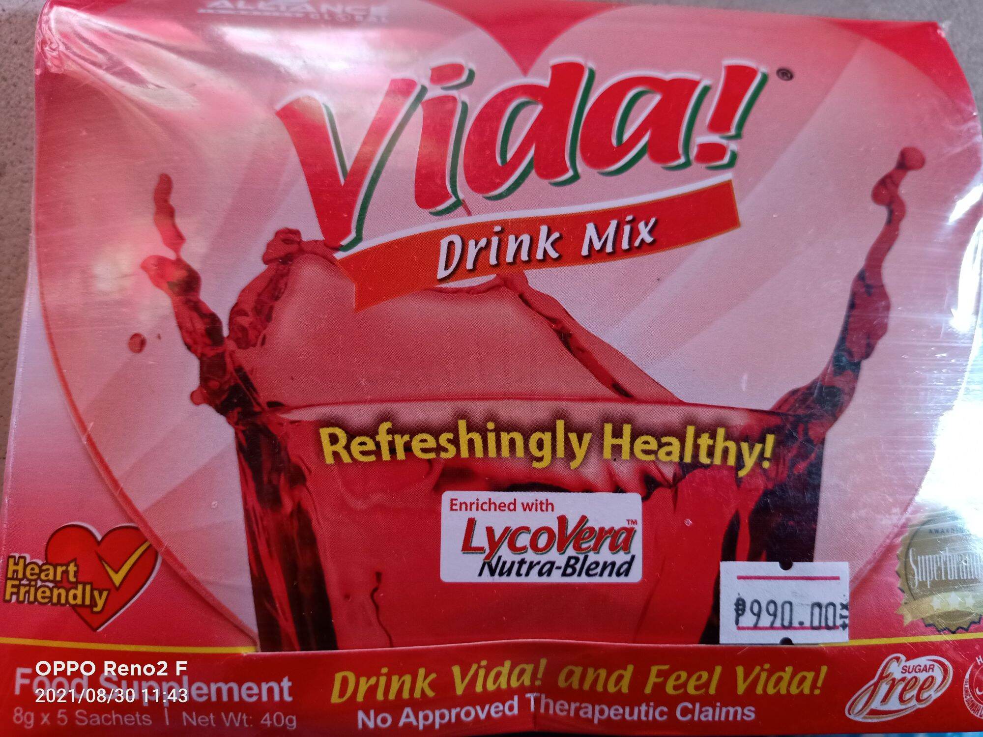 Vida Drink Mix Refreshingly healthy(lycovera nutra-blend) | Lazada PH