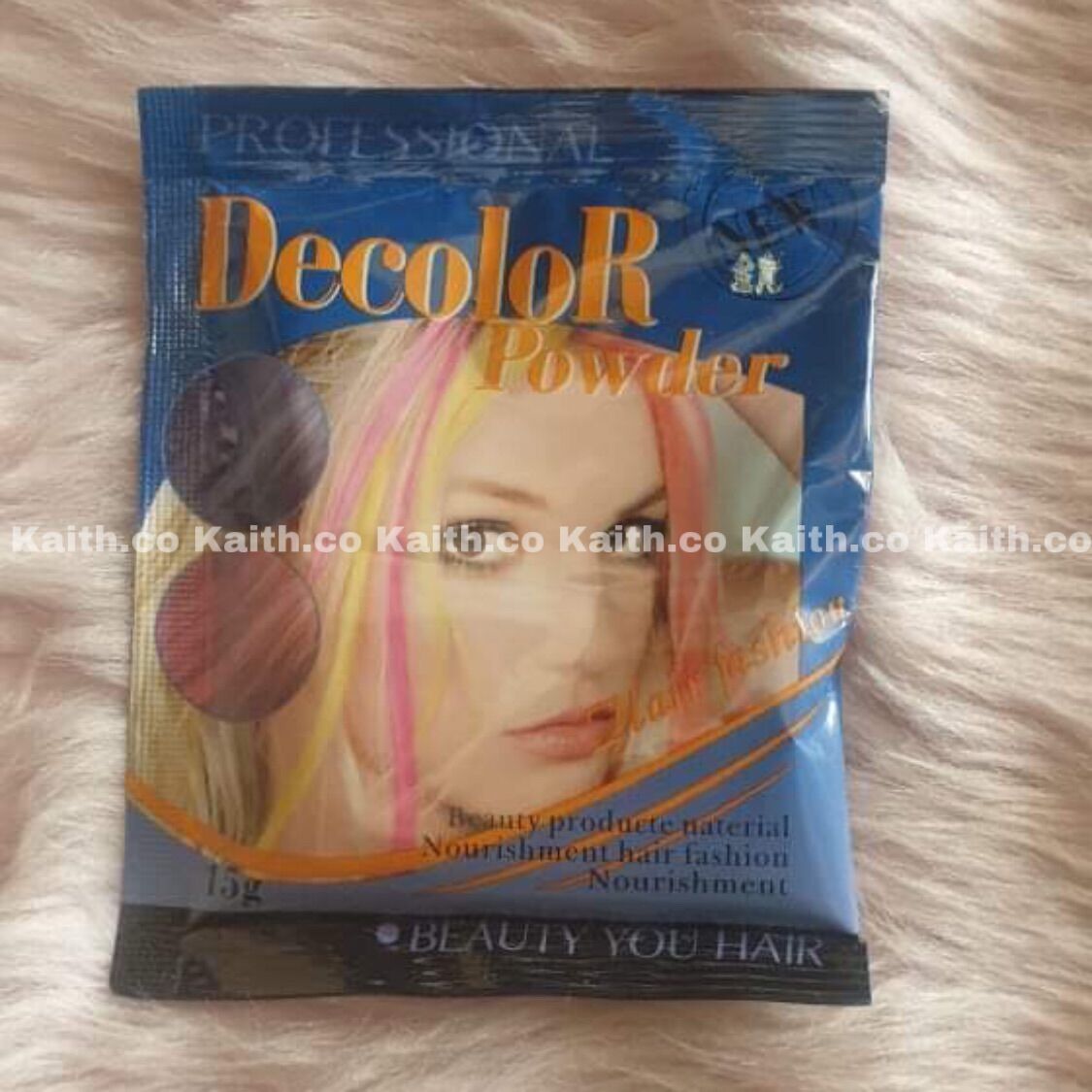 15g PINK Decolor powder hair bleach with colorant only!! Or w/ 100ml ...