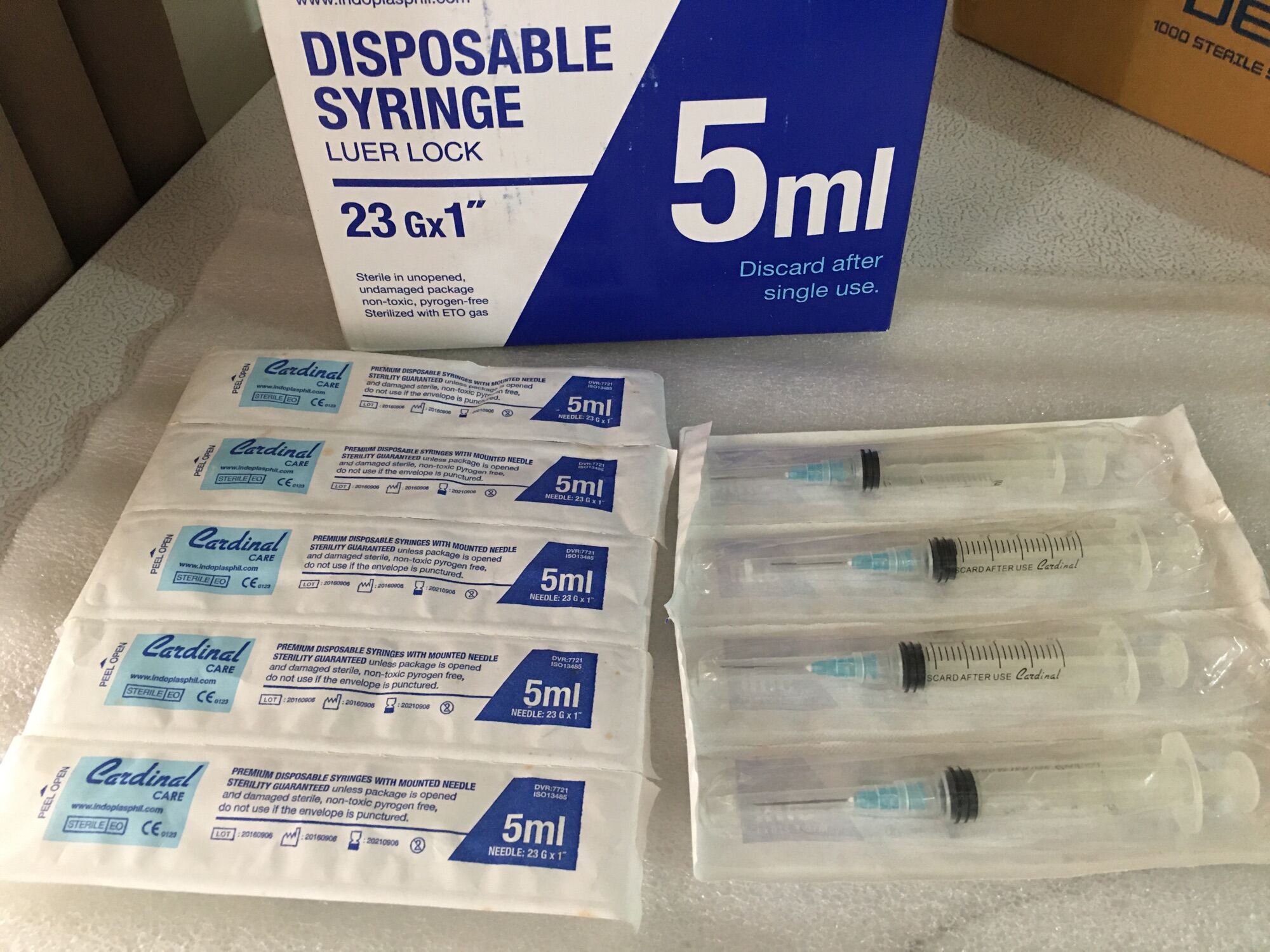 1 pc Cardinal 5 ml syringe disposable 5cc | Lazada PH