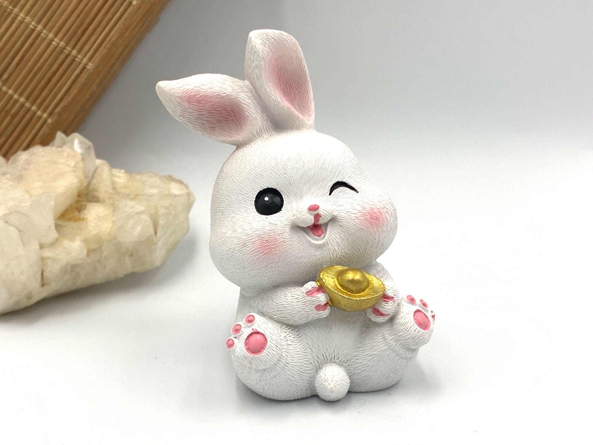 Feng Shui Cute Happy Rabbit (D) | Lazada PH