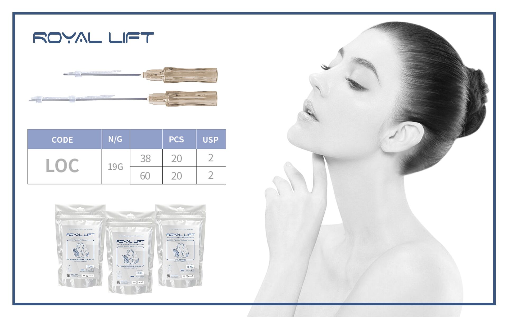Royal Lift pdo/pcl hiko thread lift nose thread lift | Lazada PH