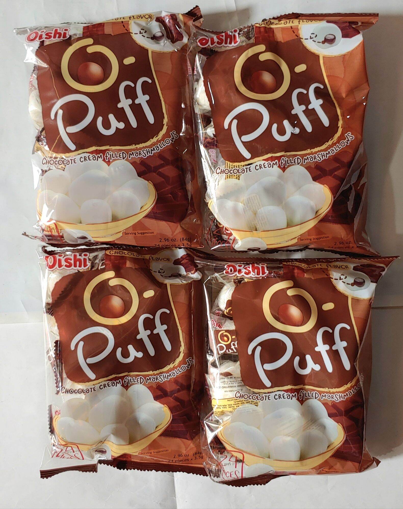 4 Pack Oishi O-Puff Marshmallows Chocolate | Lazada PH