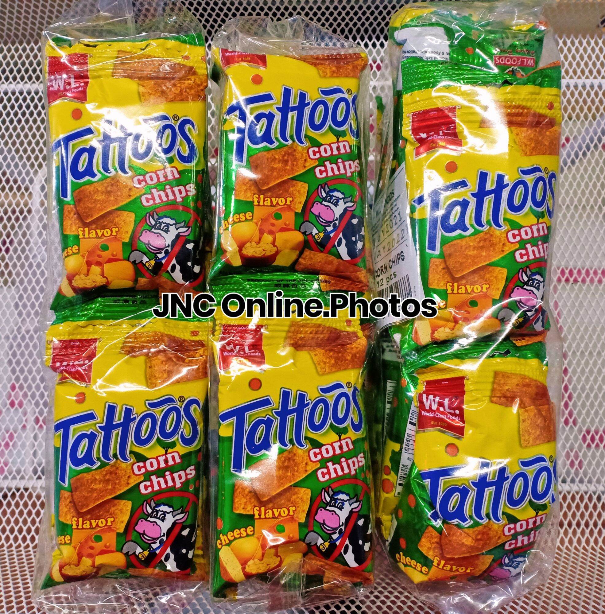 1 Pack | Pinoy OG Snacks Chichirya 80s/90s 5g x 12s Tattoos Cheepee ...