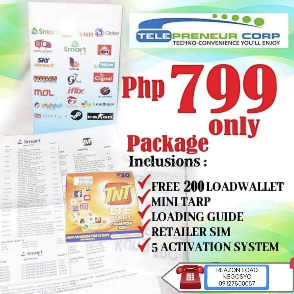 E-loading business Retailer Pakages 1 Sim load all networks by ...