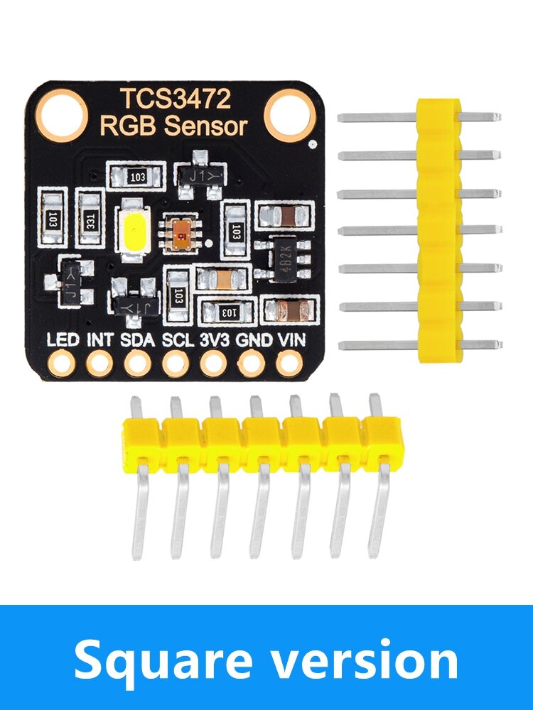 Tcs34725 Color Sensor Recognition Module Rgb Development Board Iic For Arduino Stm32 Laboratory