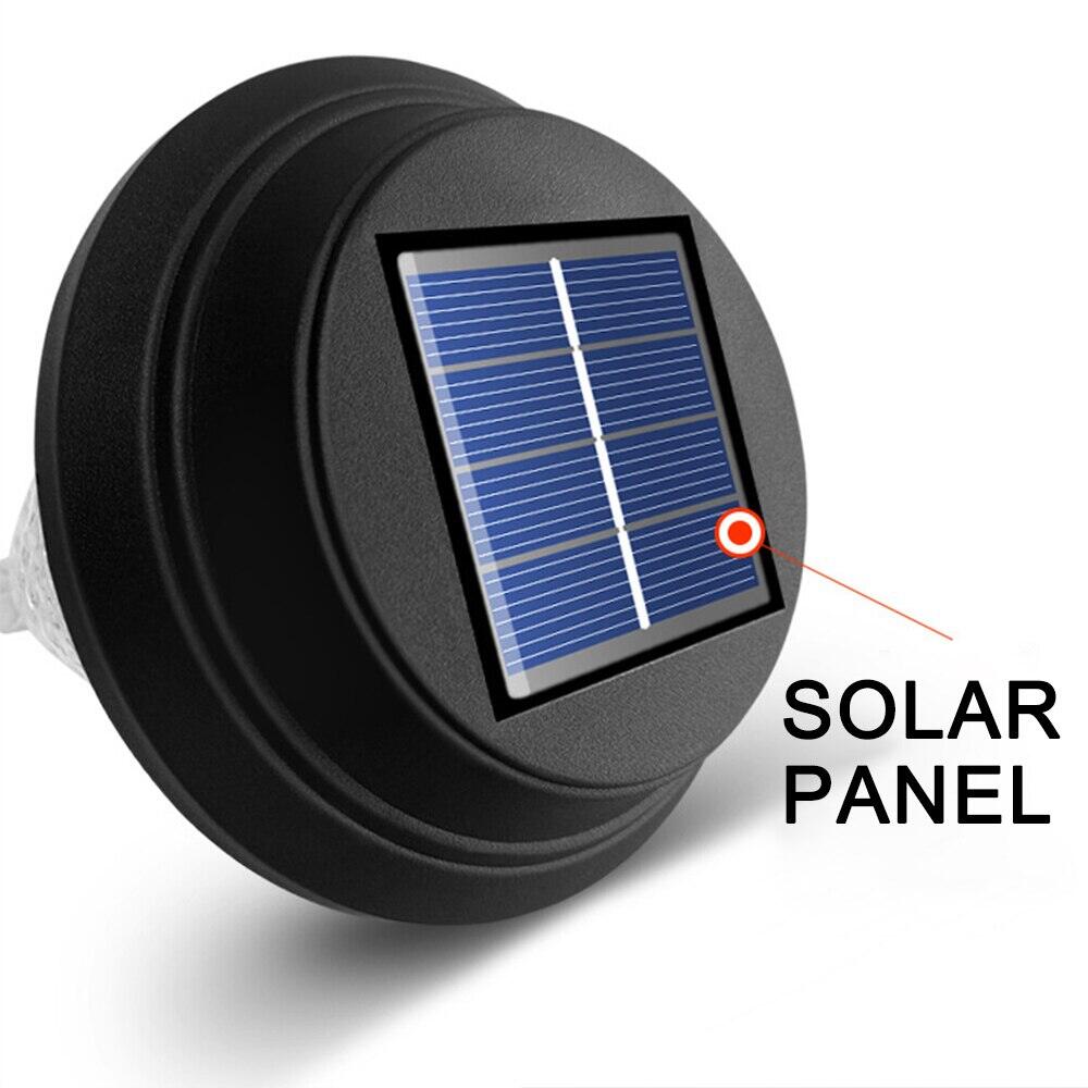 Solar Led Lawn Lamp Outdoor Waterproof RGB Warm Double Light Source ...