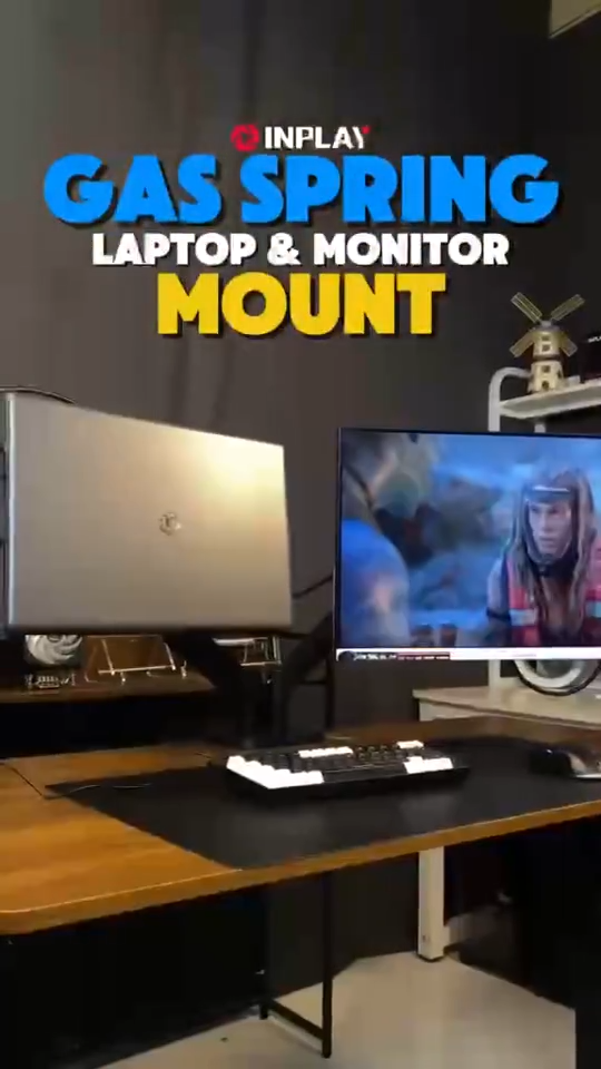 Inplay KMT-5 Laptop Monitor Mount Stand Bracket Gas Spring Monitor Arm ...