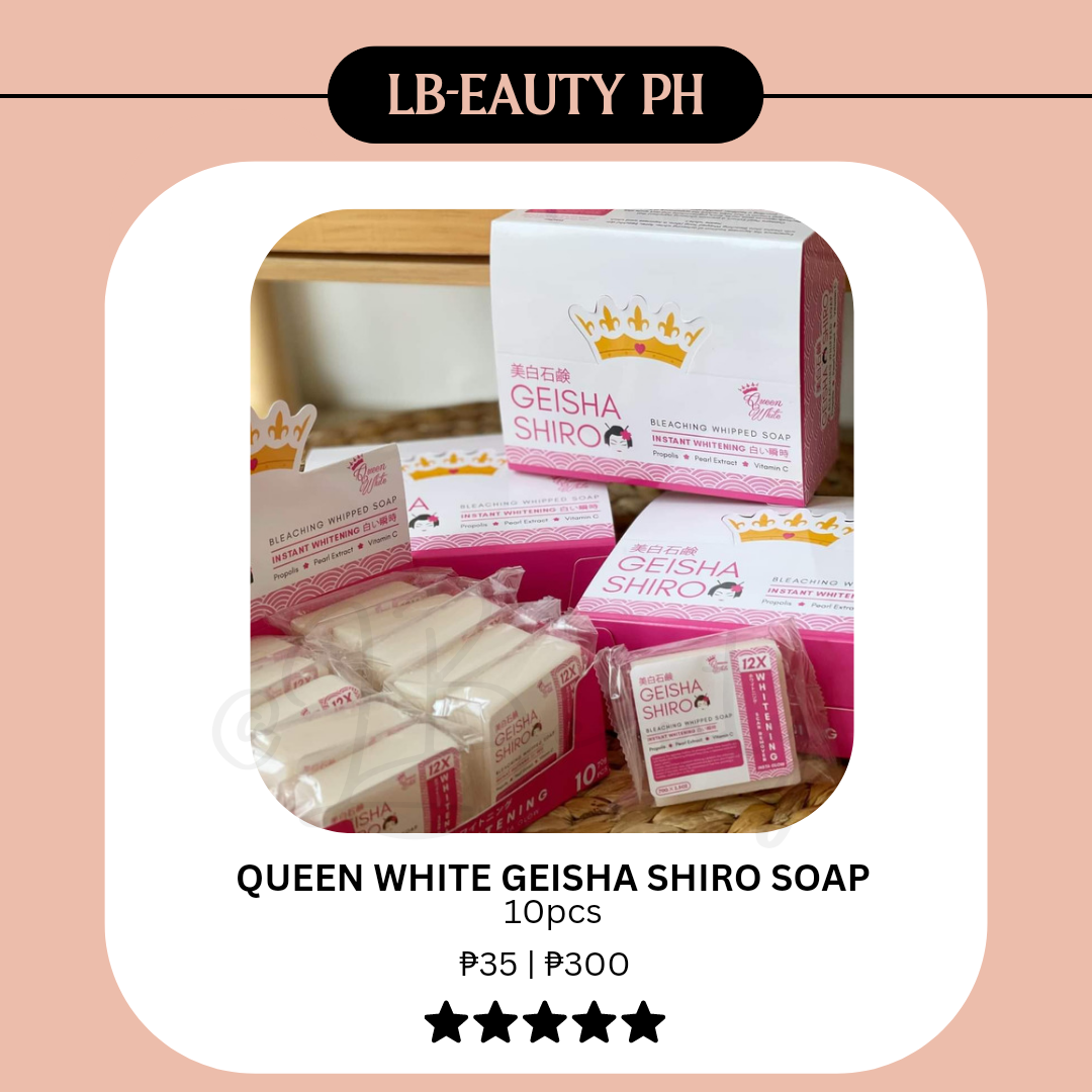 Queen White Geisha Shiro Whitening Soap | Lazada PH